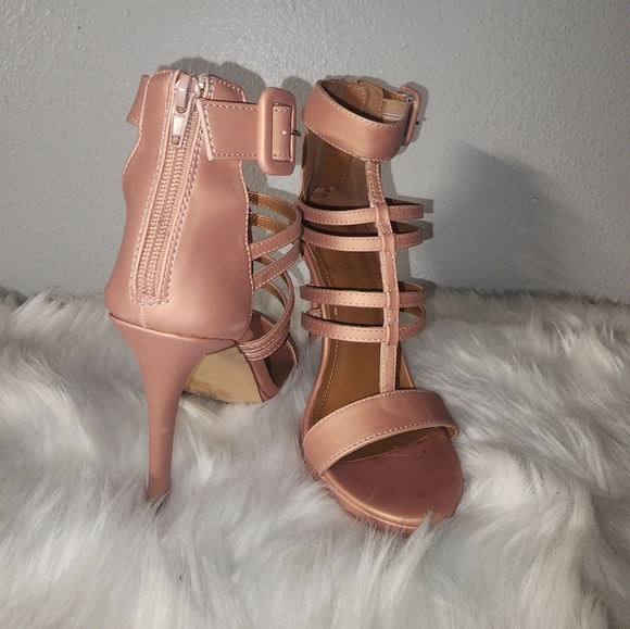 Shoe Republic LA | Shoes | Mauve 4inch Strappy Heels | Poshmark